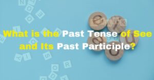 What is the Past Tense of See and Its Past Participle? - My Blog